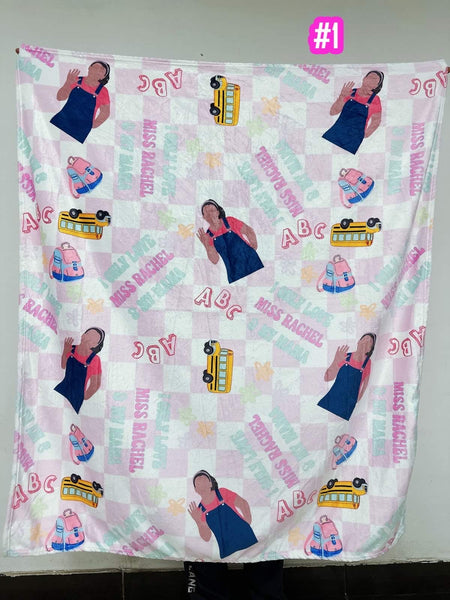 Pre order MS RACH fleece blanket - end of JULY – Fox & Tots